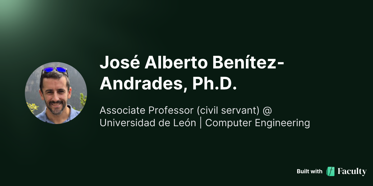 José Alberto Benítez-Andrades, Ph.D.